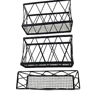 Zksbdxz Bathroom Cabinet Door Storage Basket Elegant Wall Mounted Organizers Functional Storage Basket for Home Essential