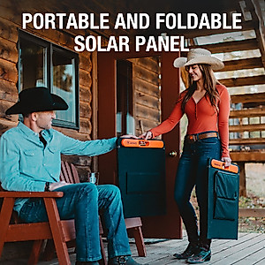 Jackery SolarSaga 100X Portable Solar Panel for Explorer 240/300/500/1000/1500 Power Station, Foldable PERC Solar Cell Solar Charger with USB Outputs for Phones (Can't Charge Explorer 440/ PowerPro)