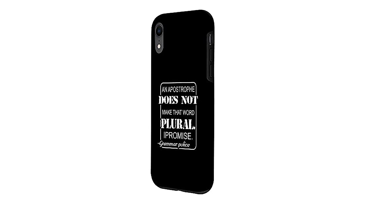 iPhone XR Grammar Case | Apostrophe Plural Teacher Gift