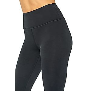 Balance Collection Womens Standard Basic 25" Tummy Control Legging, Black, X-Large