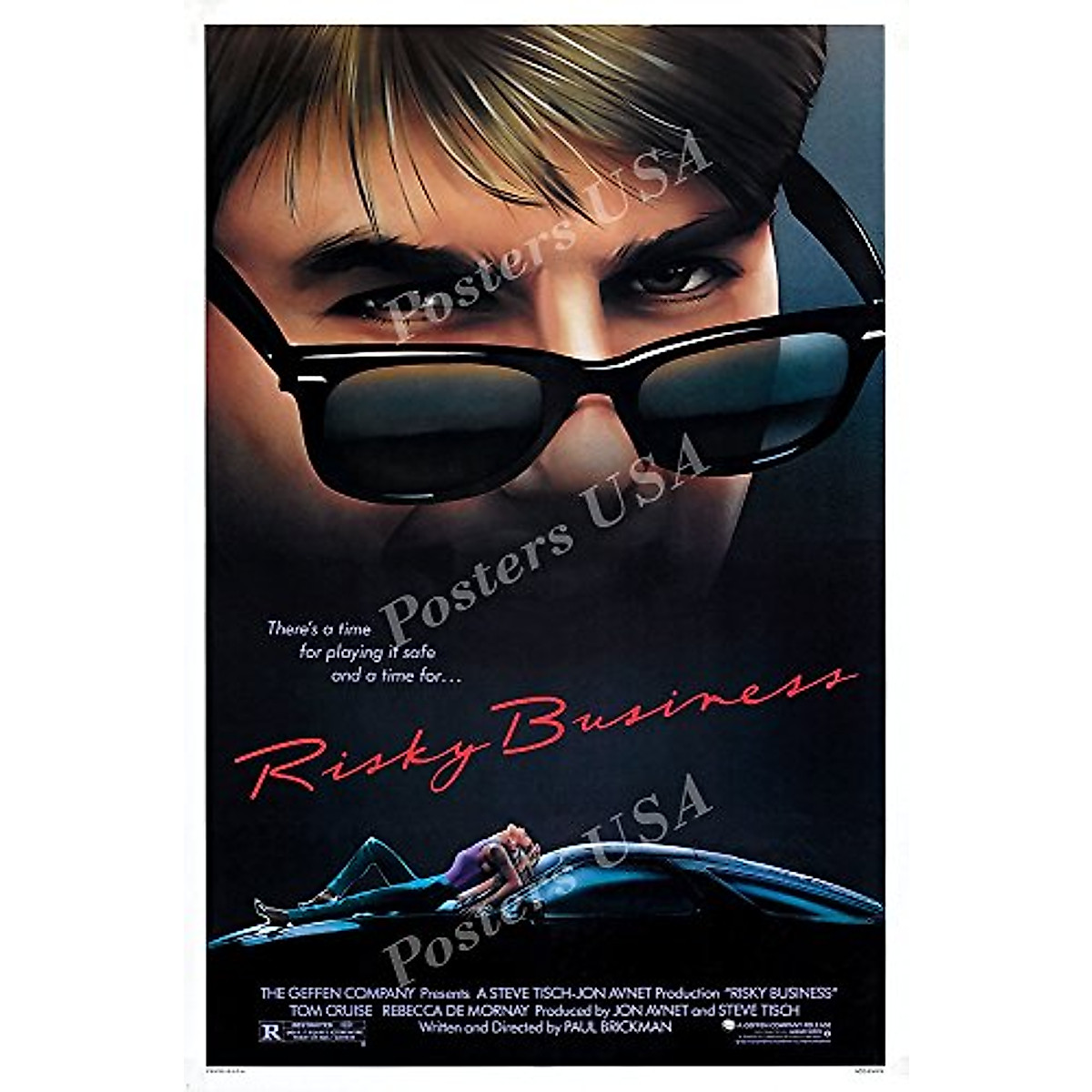 Posters USA Tom Cruise Risky Business Movie Poster GLOSSY FINISH - FIL175 (24" x 36" (61cm x 91.5cm))