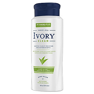 Ivory Scented Body Wash, Aloe 21 oz (Pack of 5)
