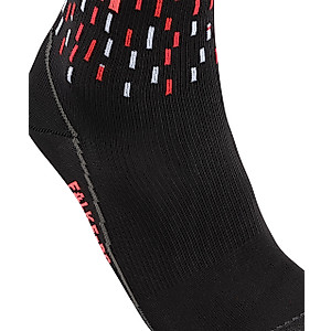 FALKE Unisex BC Impulse Peloton Cycling Socks, Breathable Quick Dry, Mid Calf, Ultra Thin Cushion, Lightweight, Black (Black 3008), 10.5-11.5, 1 Pair