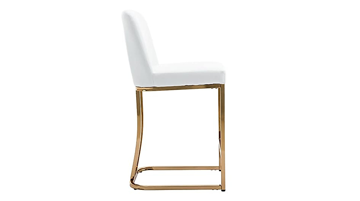 Shop BESTANO Mid-Century Modern Gold Bar Stools – Stylish & Comfortable