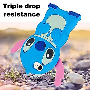 Besoar Case Designed for iPhone SE 2022/2020/6/6S/7/8 Cute Cartoon Funny Fun Kawaii 3D Character Animal Cases Unique Cool Silicone Cover for Kids Boys Teens for iPhone SE 2022/2020/6/6S/7/8 4.7"