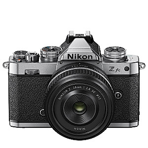 Nikon Z fc DX-Format Mirrorless Camera with NIKKOR Z 28mm f/2.8 (SE) Lens Bundle with FTZ II Mount Adapter