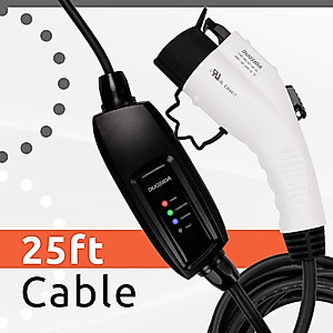 DUOSIDA Level 2 EV Charger – 16A, 25FT Portable J1772 Charging Station | Startway Edition