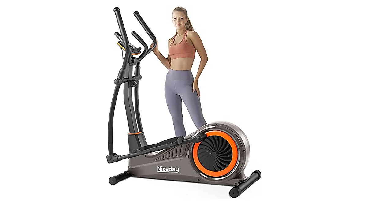 Niceday Elliptical Machine | Quiet Cross Trainer with 16 Resistance Levels