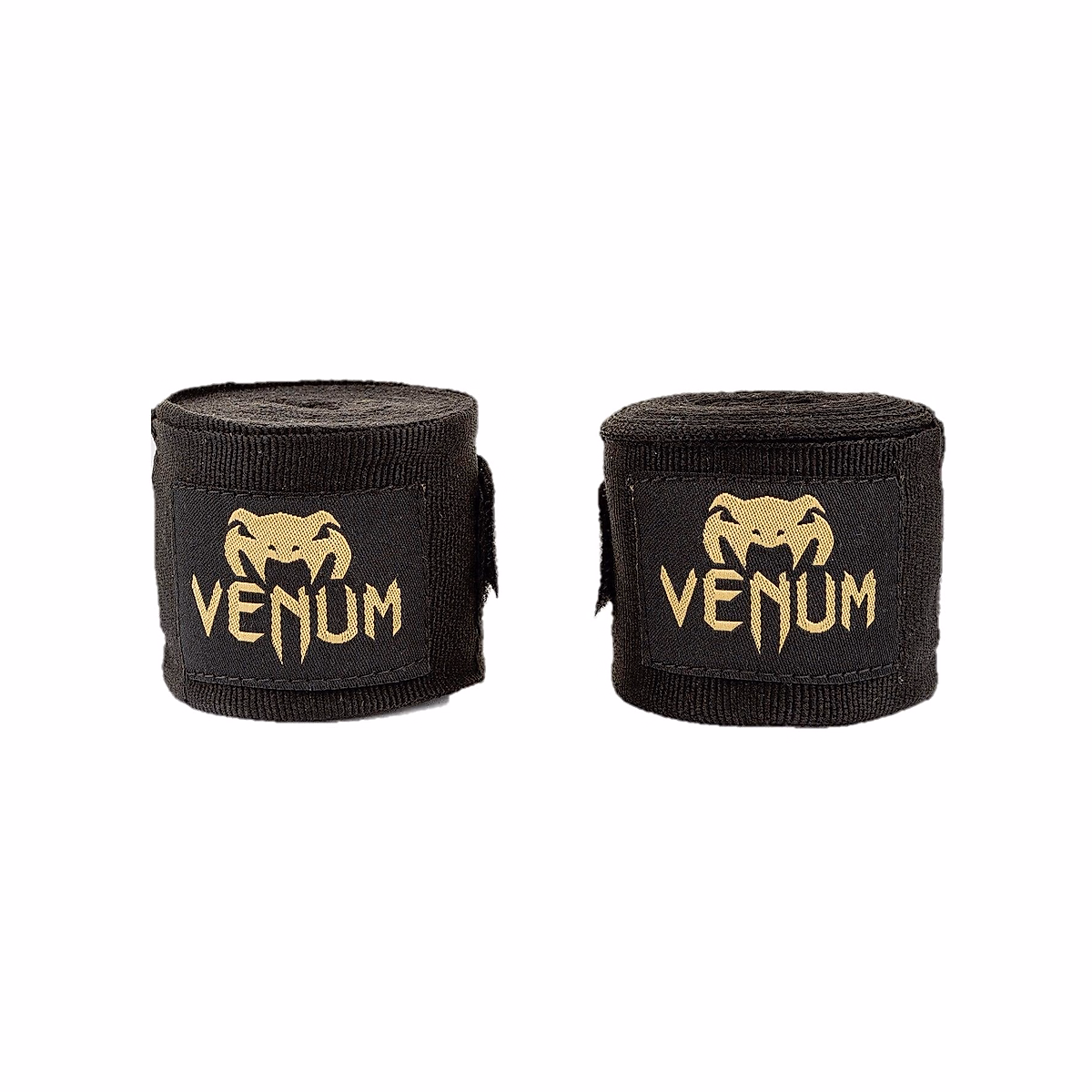 Venum Kontact Boxing Hand Wraps - Black/Gold, 98 in