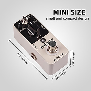 MOOER E-lady Analog Flanger Pedal, Filter Mode, Oscillator effects, Ture Bypass