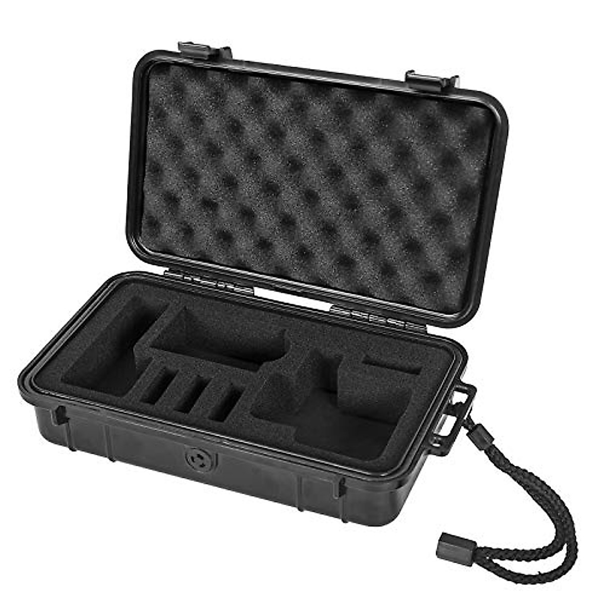 Smatree Waterproof Hard Case Compatible for Gopro Hero 11/10/9/8/7/6/5/Hero 2018 /DJI Osmo Action, Portable, Shock, Durable(Camera and Accessories NOT Included)(Black)