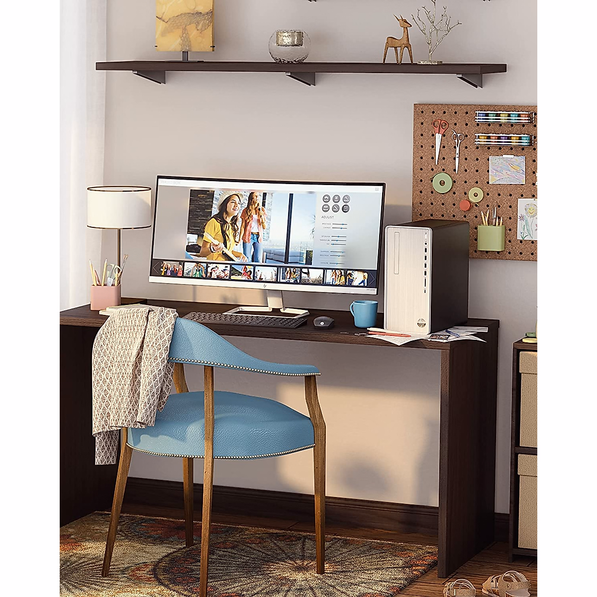 HP Pavilion TP01-2019 Desktop Mini Tower, AMD R5 5600G (3.9 GHz) 12GB RAM, 512 GB PCIe NVMe SSD, AMD Radeon IGP Windows 11 Home 318J0AAR#ABL - Natural Silver (Renewed)