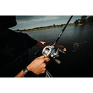 13 FISHING - Modus C2 Baitcast Reel - 6.6:1 Gear Ratio - Left Hand Retrieve (Fresh) - MODC2-6.6-LH,Silver
