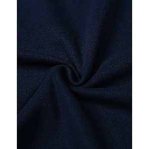 GHYUGR Men's Long Sleeve Polos Contrasting Colors Design Golf T-Shirt Casual Polo Shirts,XXXL,Blue 3