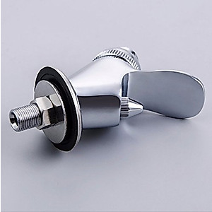 HOMCBEC Lead-Free Brass Polished Chrome Public Drinking Fountain Faucet Water Filters Water Faucet Outdoors,Drinking Bubbler Tap for Kitchen Bathroom
