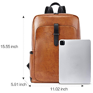 BOSTANTEN Womens Leather Wallets RFID Bundle Genuine Leather Backpack