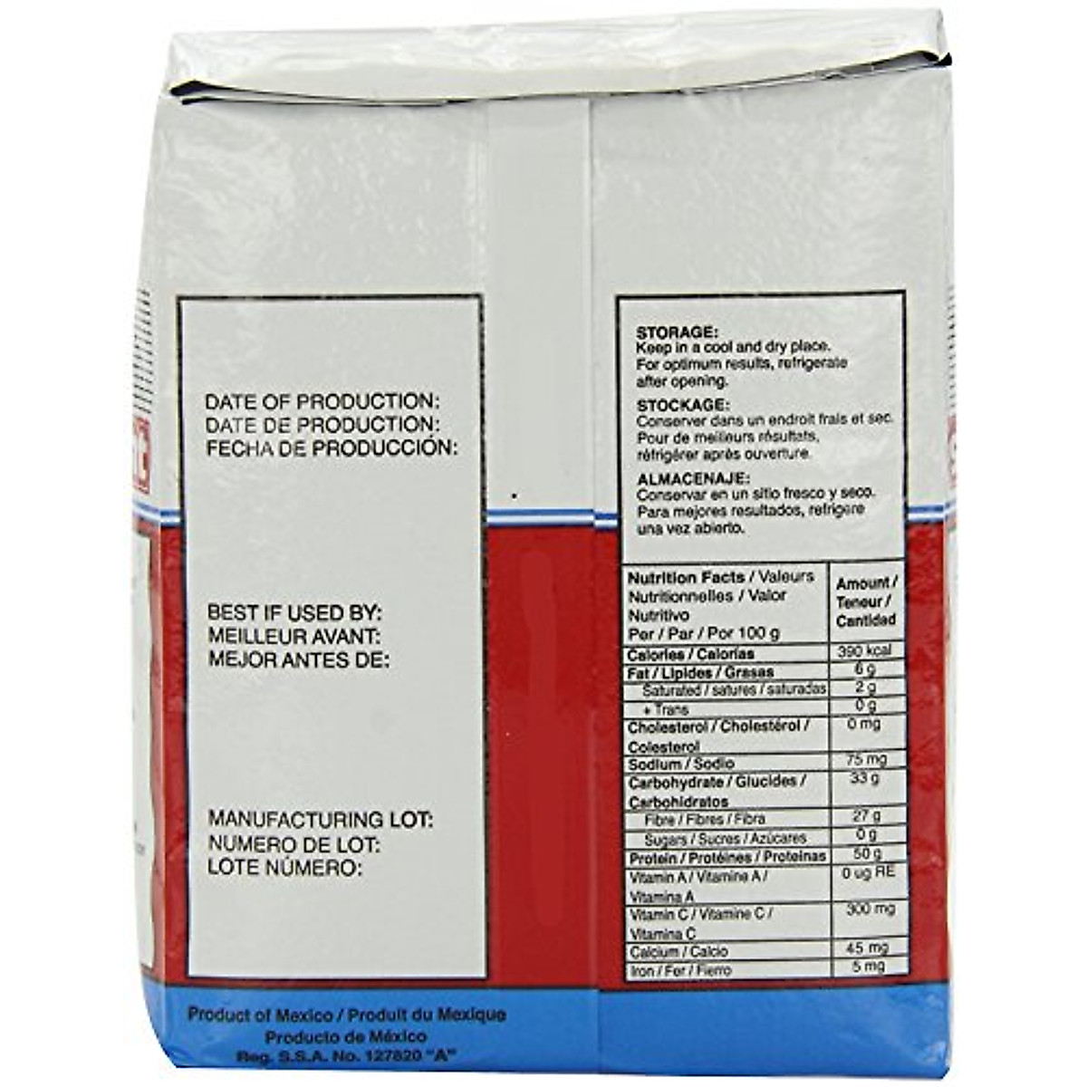 SAF-INSTANT YEAST RED LABEL SINGLE 1 lb (16oz) PACKAGE