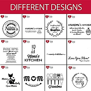 Personalized Cutting Board for Mom or Grandma, Custom Engraved Kitchen Gift, Customized Mom and Grandma Gift from Daughter or Son, Kitchen Sign with Stand, 12 Designs and 3 Sizes