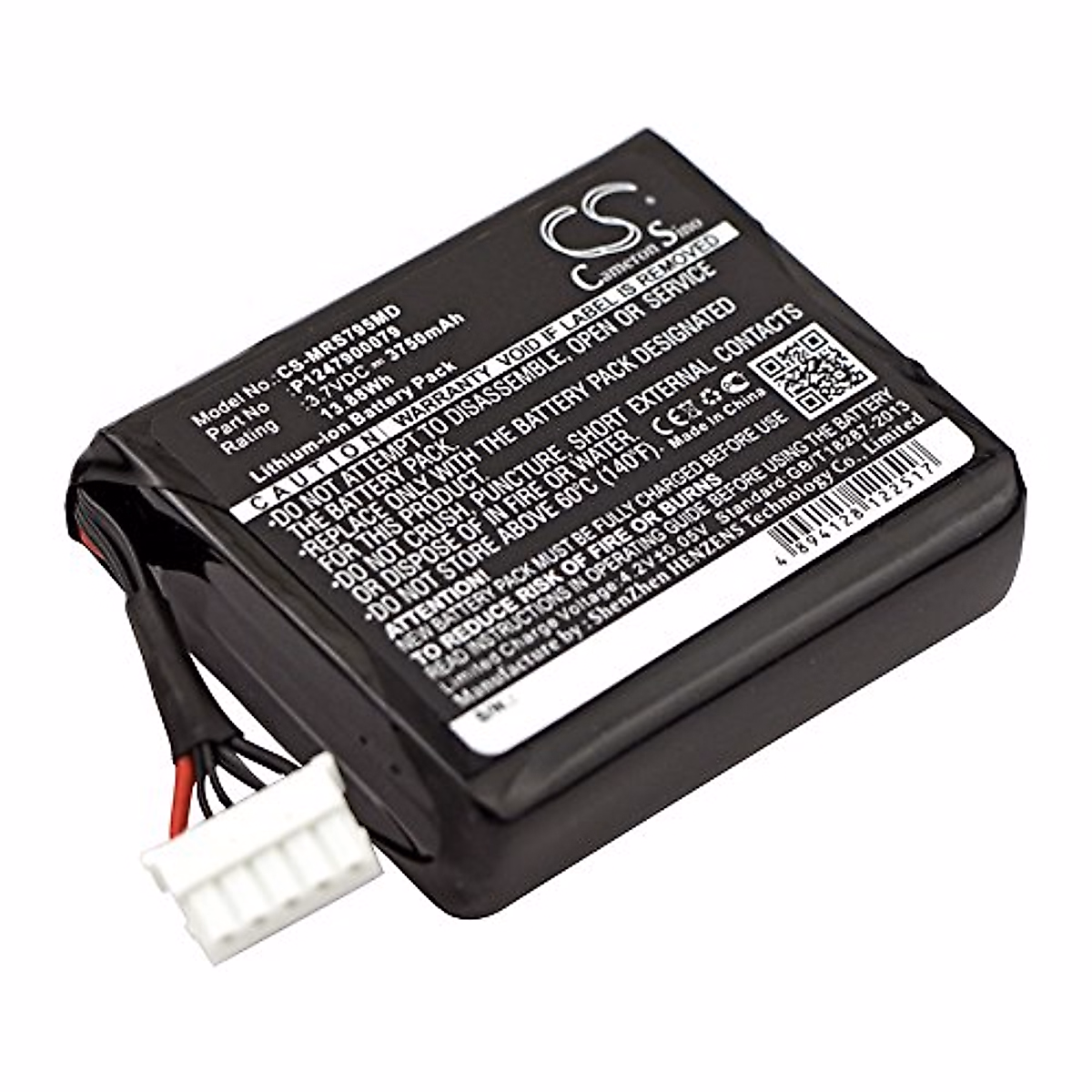 Rechargeable Battery 23794 Replacement for Masimo Radical-7 9500 Touchscreen, Radical Pulse Oximeter(3750mAh Li-ion)