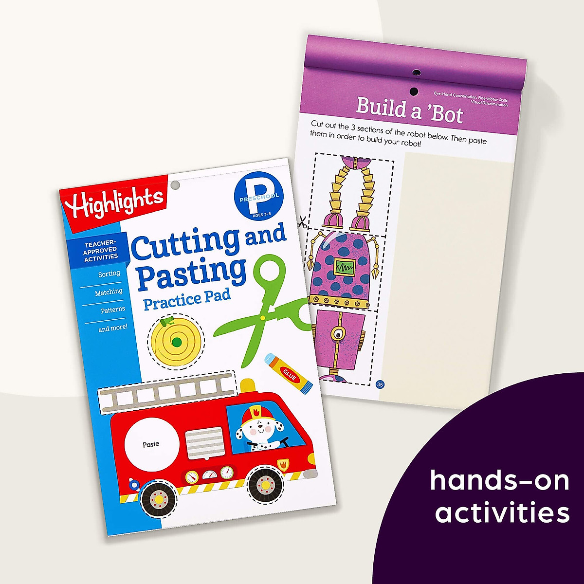 Highlights for Children Summer Learning Pack Getting Ready for Preschool - Reading and Writing, Cutting and Pasting, ABCs