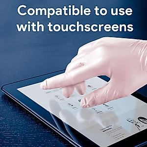 WECARE Pink Disposable Nitrile Gloves Small - 50 Pack - 3 Mil - Powder and Latex Free - Non-Sterile - Food Safe Gloves