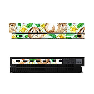 Head Case Designs Officially Licensed Micklyn Le Feuvre Guinea Pigs And Daisies In Watercolour On Mint Art Mix Vinyl Sticker Gaming Skin Decal Compatible With Xbox One X Console and Controller Bundle