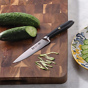 Cangshan L Series 1027389 German Steel Forged 5" Serrated Utility Knife