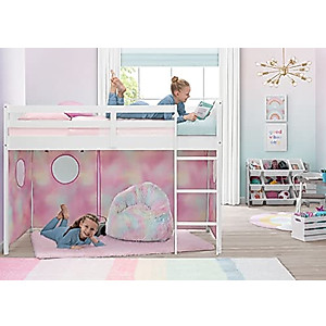 Delta Children Loft Bed Tent - Curtain Set for Twin Loft Bed (Bed Sold Separately), Tie Dye