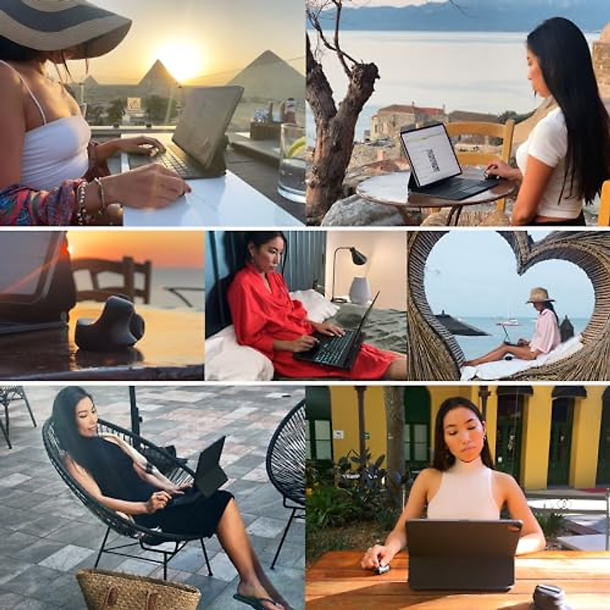 Swiftpoint ProPoint Wireless Ergonomic Mouse, Powerpoint Presentation Clicker & Laser Pointer, Bluetooth Rechargeable for Laptops & iPads, Portable Mini Travel Design (Black)