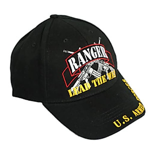 Flakita's Novelties US Army Ranger Lead The Way US Armed Forces Veteran Embroidered Baseball Cap HAT