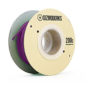 Gizmo Dorks ABS Filament 1.75mm 200g for 3D Printers, Heat Color Change Purple to Pink