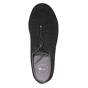 BZees Womens Easy Going Mule Black 10 M