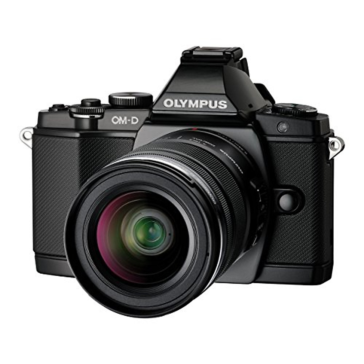 Olympus OM-D E-M5 16MP Live MOS Interchangeable Lens Camera with 3.0-Inch Tilting OLED Touchscreen and 12-50mm Lens (Black) - International Version (No Warranty)