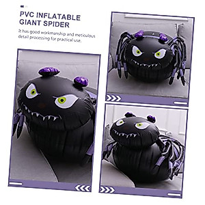 MUSISALY 3pcs Blow Favor Up Plaything PVC Creative Balloon Birthday Giant Spider Halloween Inflate Decorations Outdoor Garden Toys Toy Party Prop Inflatables Yard Home Holiday