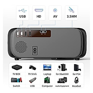 Full HD Projector 1080P WiFi LED Video Proyector TD97 Home Theater Android TVBOX 4K Projector Movie Cinema Phone Beamer ( Color : Multiscreen TVBox 4G )