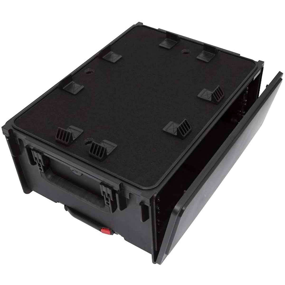 SKB Injection Molded 4U ISeries Studio Flyer Rack Case with Handle and Wheels