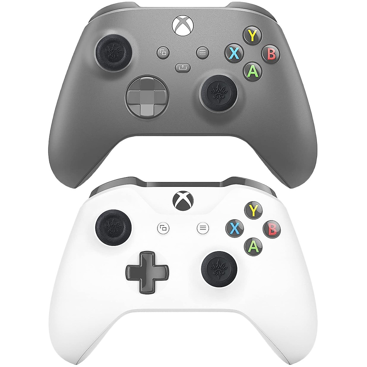 9CDeer Performance Joystick Analog Stick Thumb Grips Set of 4 Heightened Compatible with PS5, PS4, Xbox Series X/S Xbox One Switch Pro Controller Black