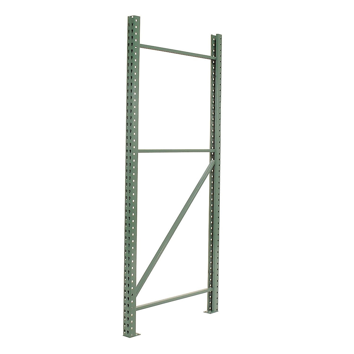 Global Industrial Teardrop Pallet Rack Add-On 48"W X 42"D x 96"H