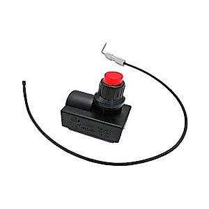 MENSI Outdoor Propane Gas Patio Heater Controller Box Igniter with Electrode Ceramic Ignition Assembly Replacement Kit with 16" Cable