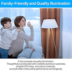 ORALUCE LED Light Bulb, A19 12W Lightbulbs, 100 Watt Equivalent, 120V 1200LM, 6500K Cool White, E26 Medium Base, Non Dimmable, Energy Efficient, UL Listed, 6 Pack