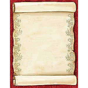 Great Papers! Christmas Scroll Letterhead, 80 count, 11" x 8.5" (2012250)
