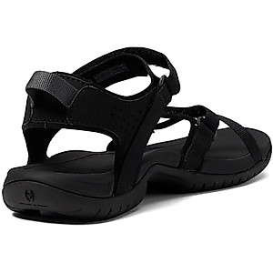 Teva Women's Hurricane Drift Sandal, Black/Black, 10