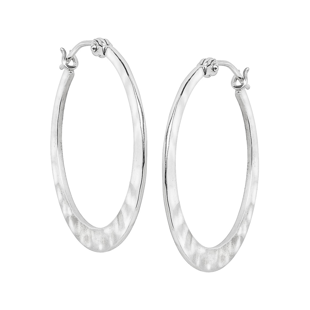 Silpada .925 Sterling Silver Hoop Earrings for Women, Jewelry Gift Ideas, 'Full Circle'