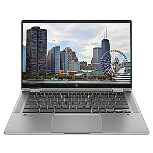 HP 2023 Convertible 2-in-1 Chromebook, 14" FHD IPS Touchscreen, Intel 11th i3 Processor Up to 4.0GHz, 8GB Ram, 128GB SSD, Fingerprint Reader, Super-Fast 6th Gen WiFi, Chrome OS, Dale Gray(Renewed)