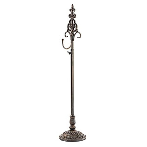 Wreath Stands for Display, Metal Wreath Holder Stand, Standing Wreath Hanger Stand with Study Wrought Iron Base, Adjustable Tabletop Display Stand for Christmas and New Year Wreath, Wedding Party Decor