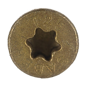 #9 x 2-1/2" Saberdrive Tan XL1500 Coated Exterior Star Drive Multi-Purpose Deck Screws 1 LB, Approx. 88 Pieces