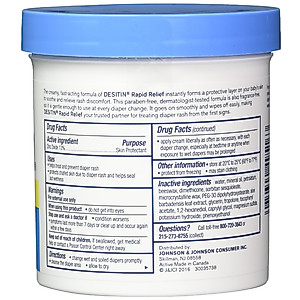 DESITIN Rapid Relief Creamy Jar, 16-Ounce (Pack of 4)