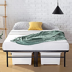 ZINUS SmartBase Heavy Duty Mattress Foundation / 16 Inch Metal Platform Bed Frame / No Box Spring Needed / Sturdy Steel Frame / Underbed Storage, Full