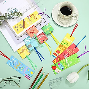 120 Pcs First Day of School Supplies for Teacher, Back to School Bookmarks, Teachers Appreciation Gifts Thank Teachers Bookmarks Back to School Decor Classroom Teachers Gifts