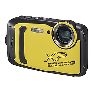 Fujifilm FinePix XP140 Waterproof Digital Camera w/16GB SD Card - Yellow